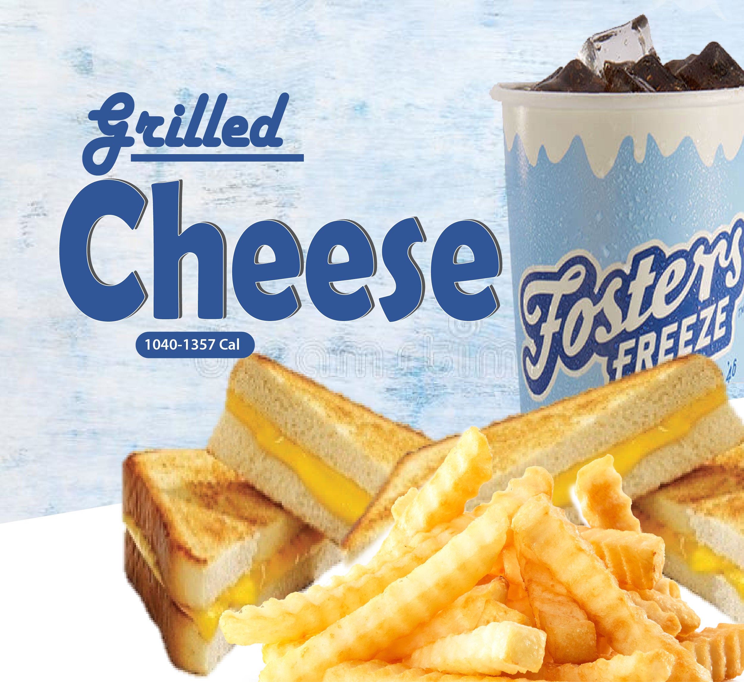 #08 GRILLED CHEESE COMBO | FOSTERS FREEZE